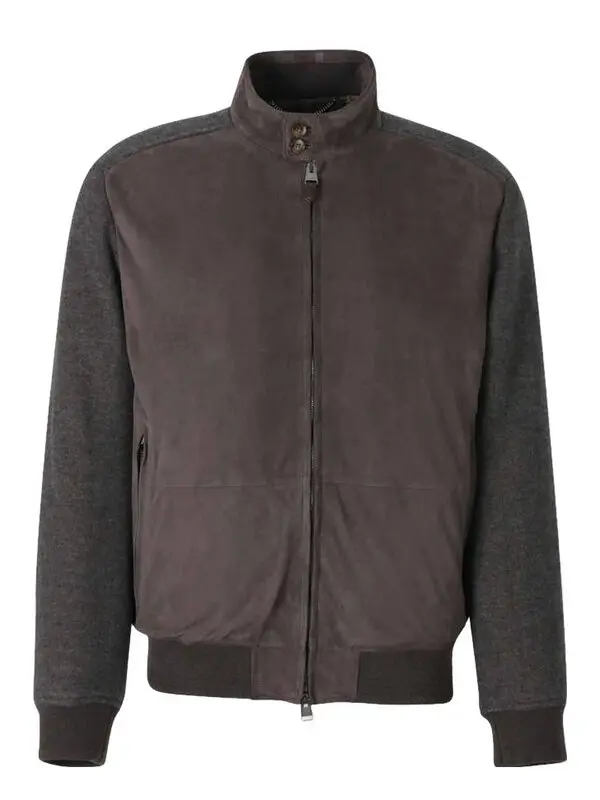 Canali Leather Jacket - Brown