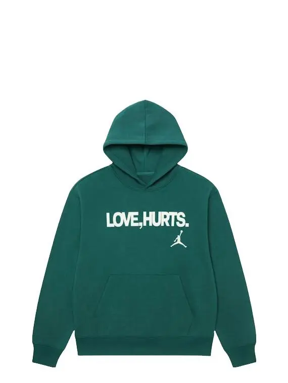 JORDAN Jalen Hurts Love Hurts Pullover Fleece Hoodie - Sport Teal