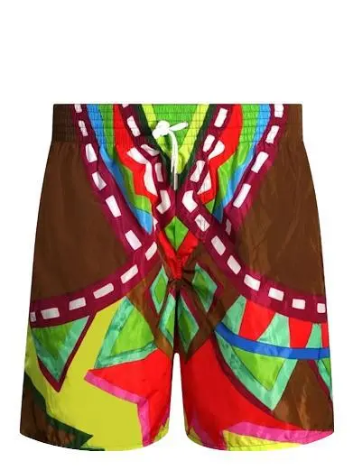 Dsquared2 Abstract Swim Shorts - Brown