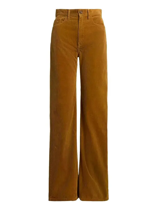 Polo Ralph Lauren High-waisted Trousers - Brown