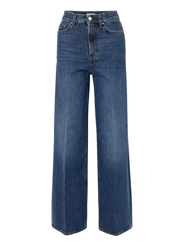 TOTÊME - TOTEME High-Rise Wide-Leg Organic Jeans