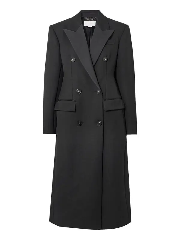 Stella McCartney Double-breasted Coat - Black