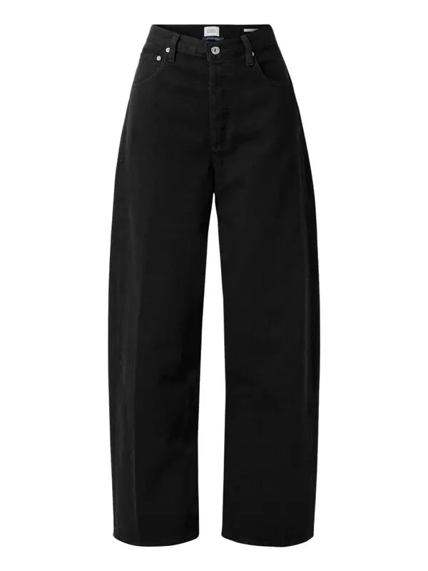 Citizens Of Humanity Ayla Baggy Mid-rise Jeans - Black