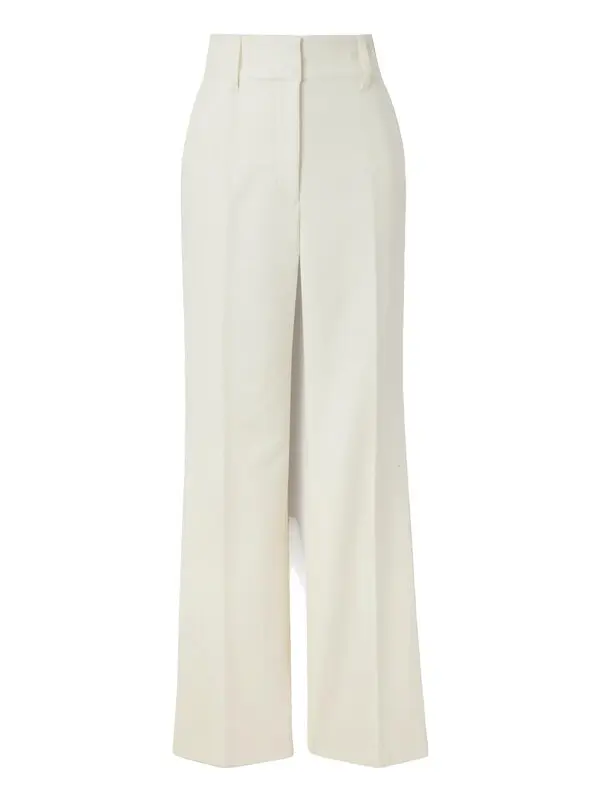 Gabriela Hearst Cecilia Wool Straight-leg Trousers - Ivory