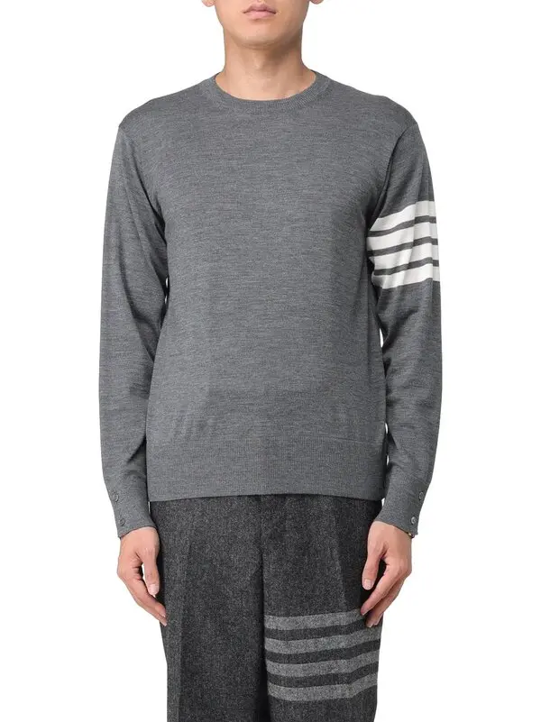 Thom Browne Wool Pullover - Grey 1