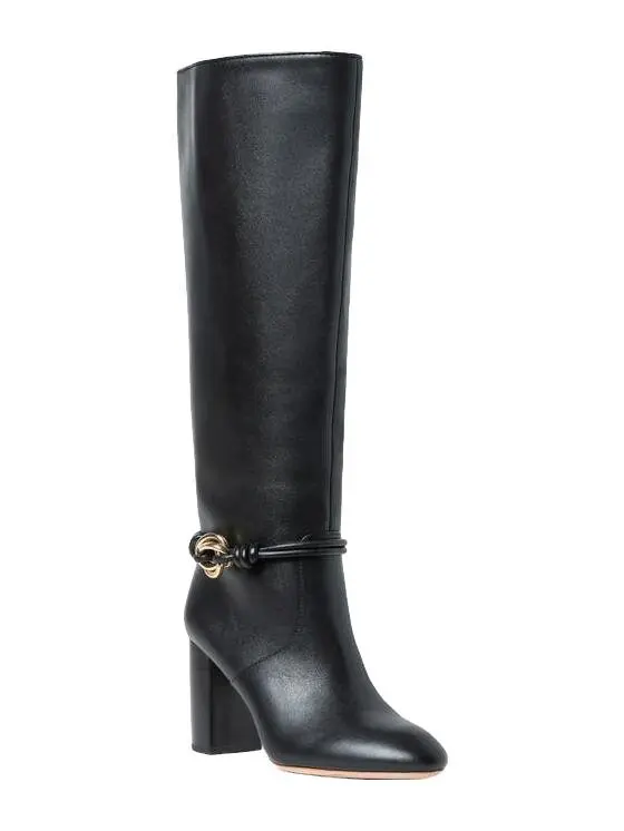 LOEFFLER RANDALL Goldy Tall Boots - Black/gold