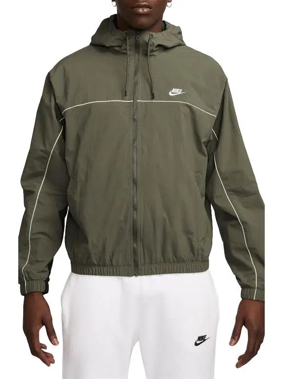Nike Club Hooded Jacket - Medium Olive/sequoia