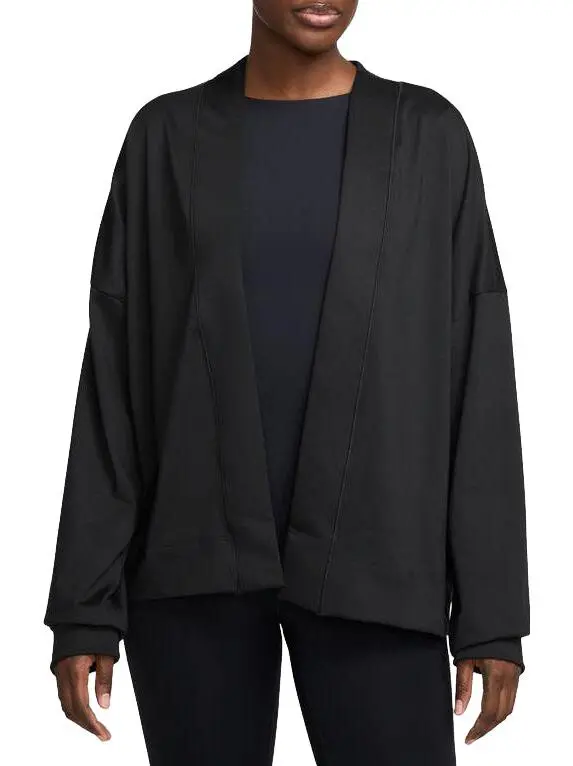 Nike Zenvy Dri-fit Oversized Cardigan - Black
