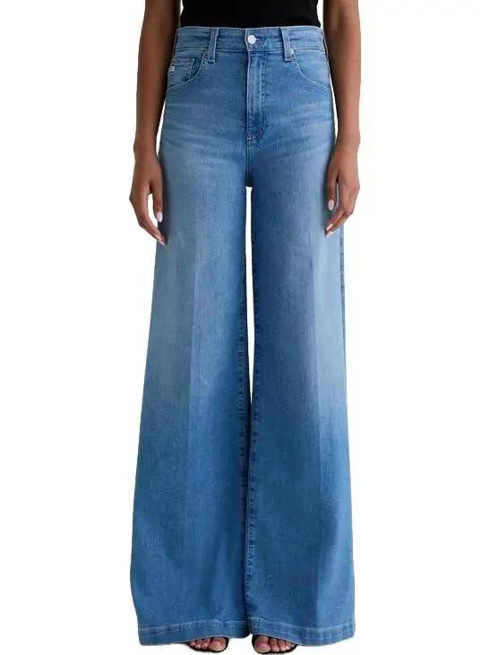 Ag Deven High-waist Ultra Wide-leg Jeans - Minimalist