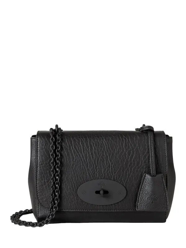 Mulberry Grained Leather Lily Shoulder Bag - Black-black