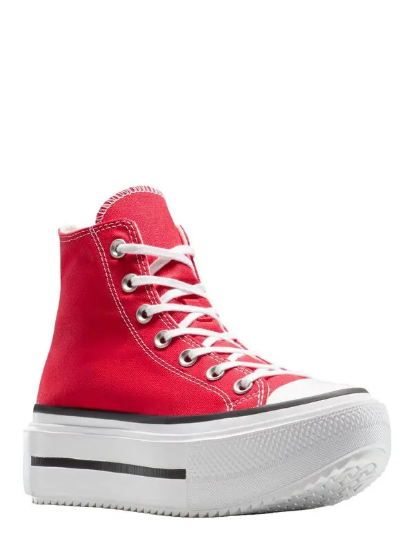 CONVERSE Chuck Taylor All Star Lift Platform High-top Sneakers - Red/black/white
