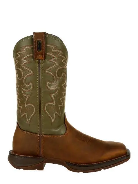 Durango Rebel Pull-on Western Boot - Coffee Cactus