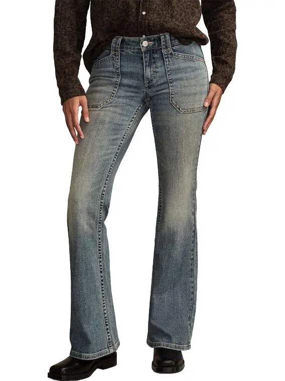 Lucky Brand Low-rise Flare Jeans - Heart Breaker Wash