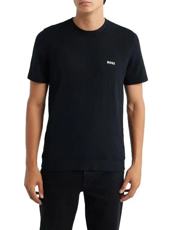 BOSS Momentum Lite Graphic T-shirt - Black