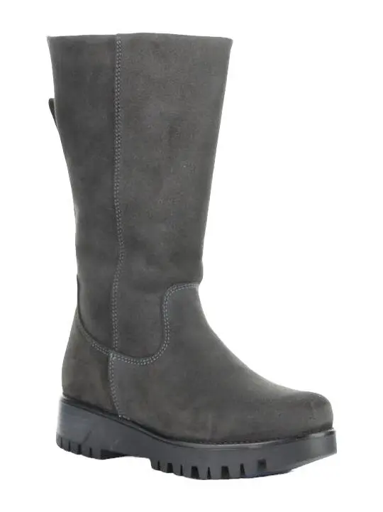BOS. & CO. Gelo Waterproof Primaloft® & Wool Faux Shearling Lined Boot - Anthracite