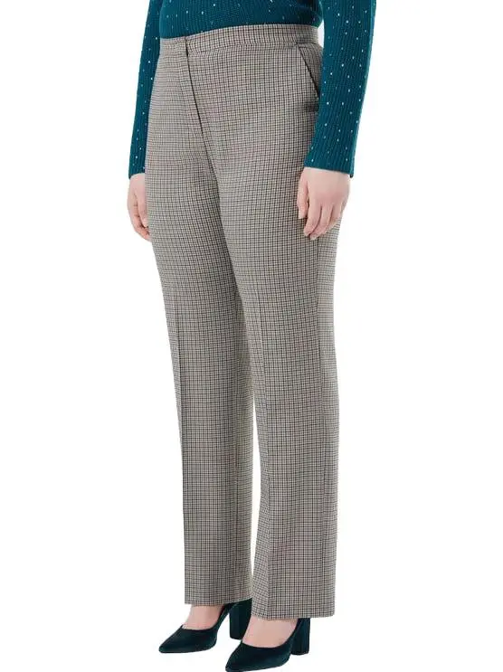 Marina Rinaldi Asburgo Virgin Wool Trousers - Camel