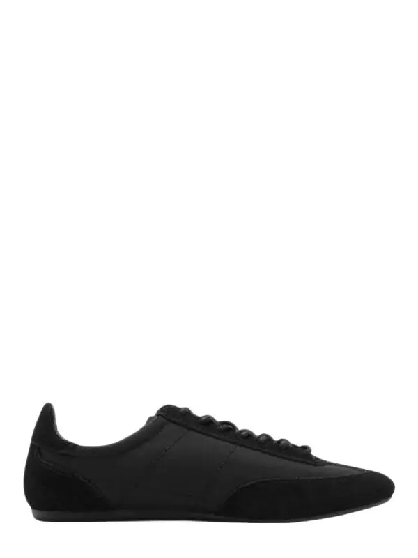 Mango Mixed Media Sneakers - Black
