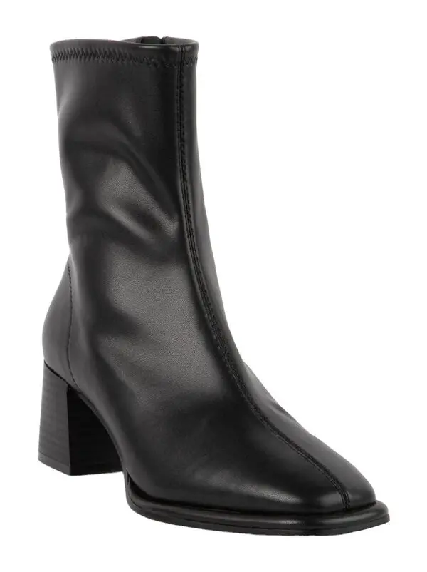 Steve Madden Pammy Block Heel Bootie - Black