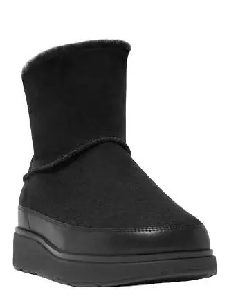 Fitflop Gen-ff Mini Double-faced Shearling Boots - All Black