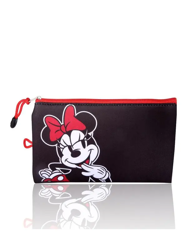Disney Printed Zip Pouch - Red/black