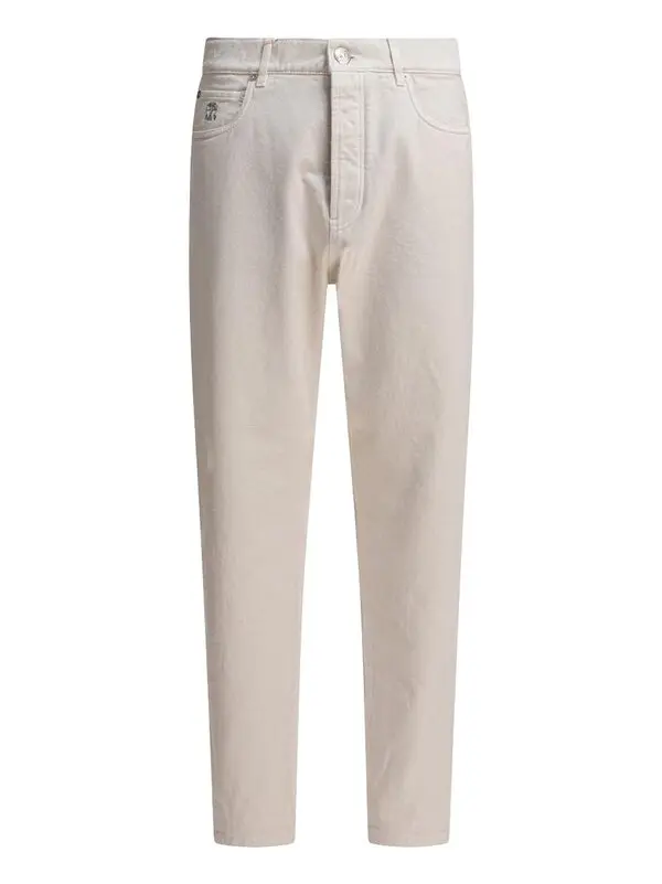 Brunello Cucinelli Five-pocket Pants Iconic Fit - White
