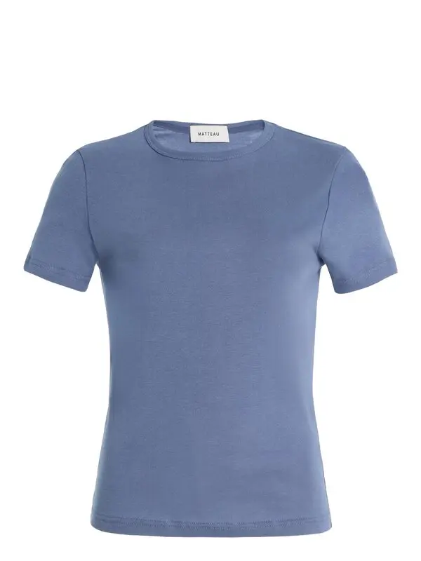Matteau Cotton Baby T-shirt - Blue