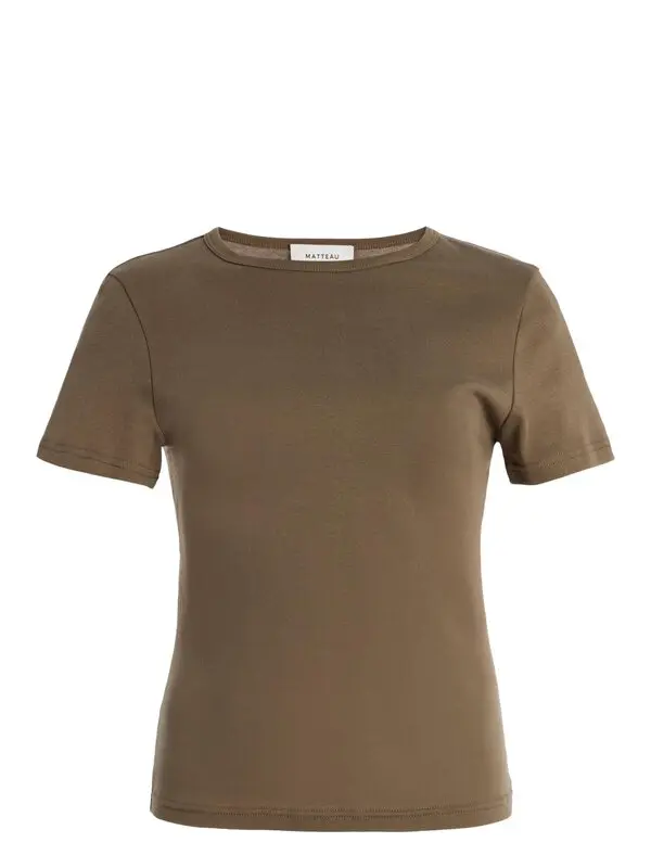 Matteau Cotton Baby T-shirt - Taupe