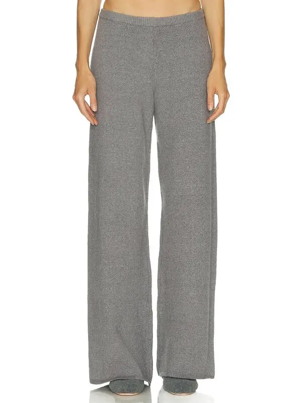 SKIMS Sweater Knit Relaxed Pant - Dark Heather Grey