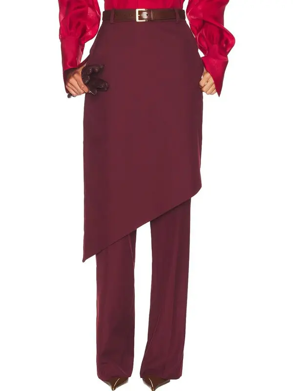HELSA Trouser With Attached Skirt - Zinfandel
