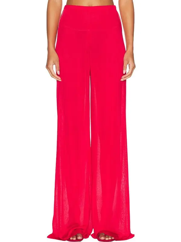 HELSA Arlena Knit Pant - Red