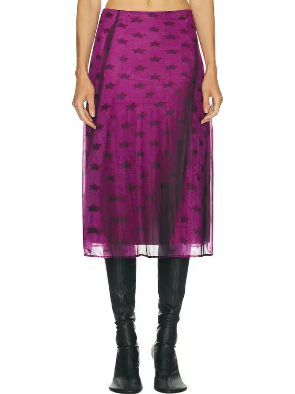 Acne Studios Etima Skirt - Bright Purple