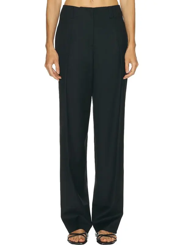 AYA MUSE Side Seam Trouser - Black
