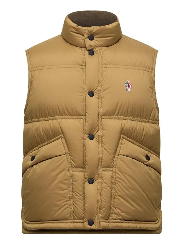 Moncler Aul Down Vest - Beige
