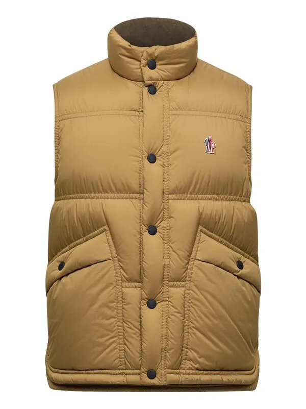 Moncler Aul Down Vest - Beige