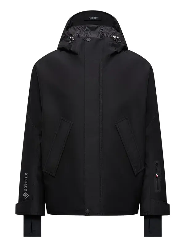Moncler Lambir Hooded Gore-tex Ski Jacket - Black