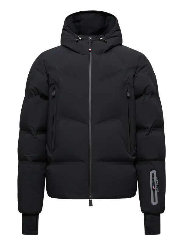 Moncler Angren Hooded Down Ski Jacket - Black