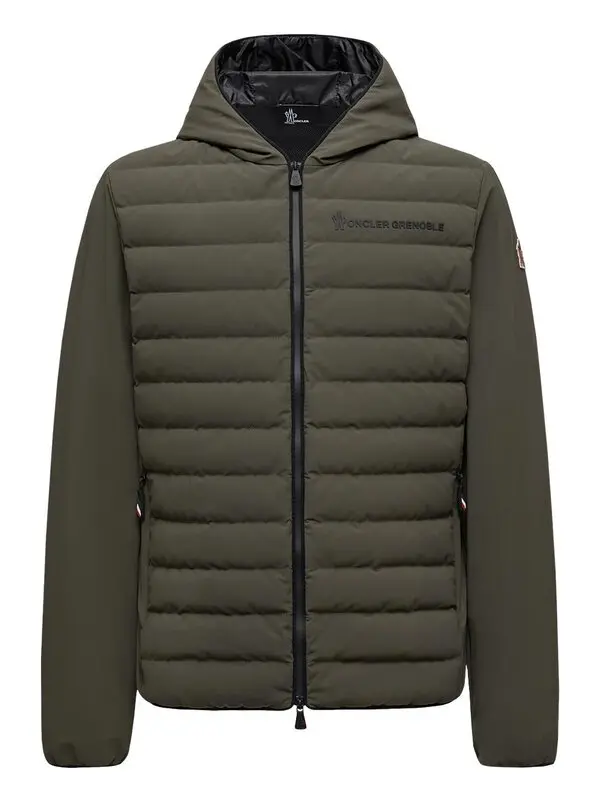 Moncler Padded Zip-up Sweatshirt - Green