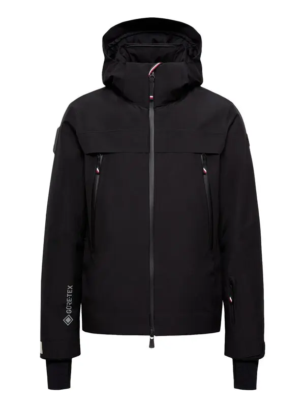 Moncler Balmhorn Hooded Down Ski Jacket - Black