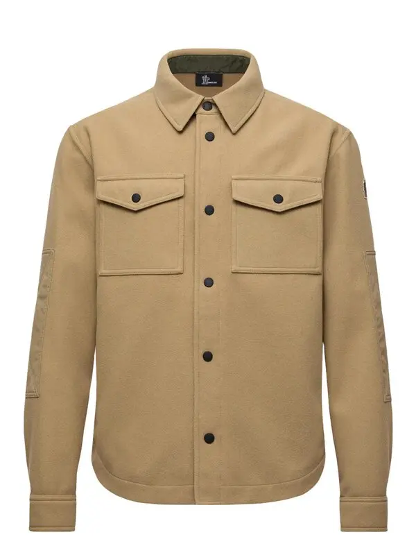 Moncler Long Sleeve Shirt - Beige
