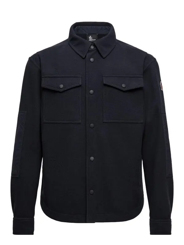 Moncler Long Sleeve Shirt - Blue