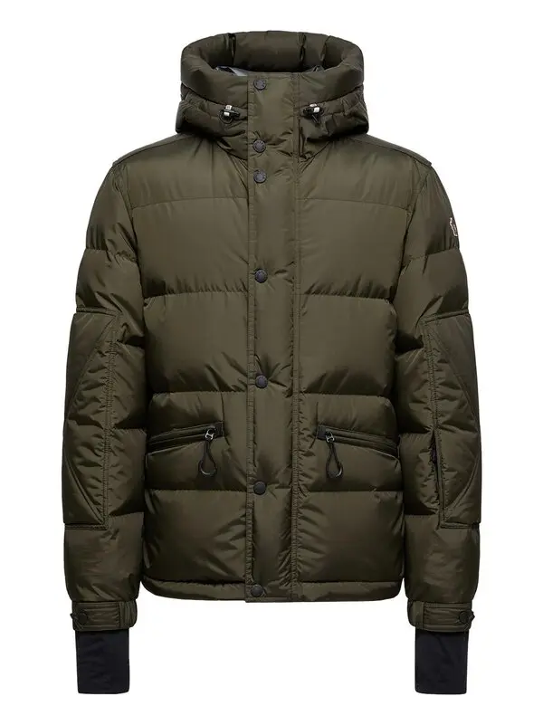 Moncler Kasanka Hooded Down Ski Jacket - Green