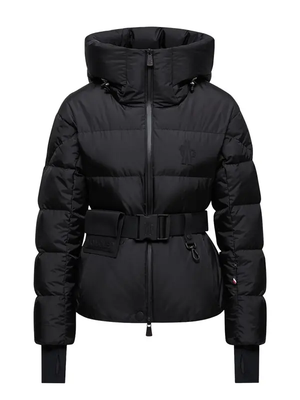 Moncler Bouquetin Hooded Ski Jacket - Black