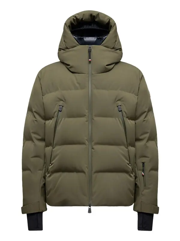 Moncler Fellberg Hooded Down Ski Jacket - Green