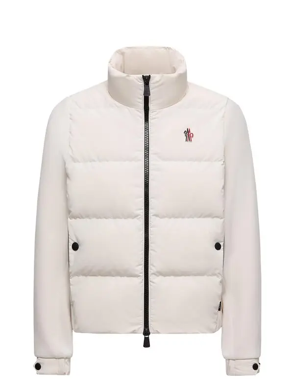 Moncler Polartec Padded Zip-up Hoodie - White