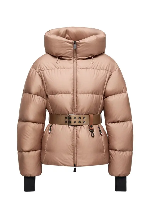 Moncler Nisene Hooded Down Jacket - Pink