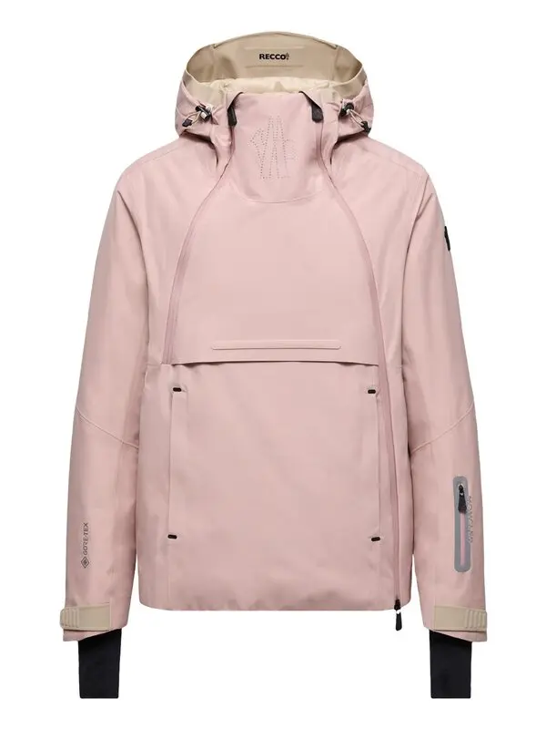 Moncler Ampay Gore-tex Hooded Ski Jacket - Pink