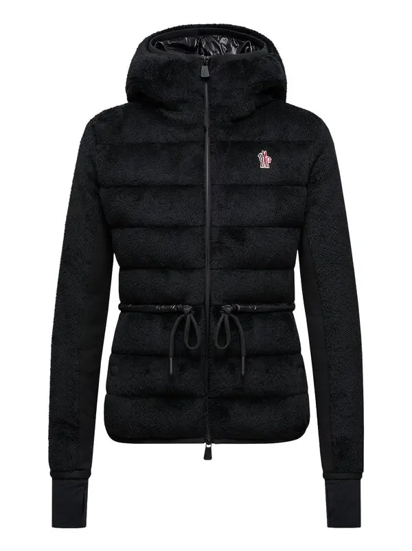 Moncler Polartec Padded Hoodie - Black