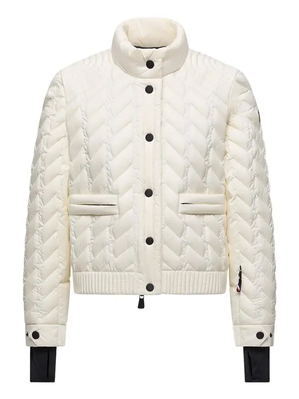 Moncler Anaga Insulated Ski Jacket - White