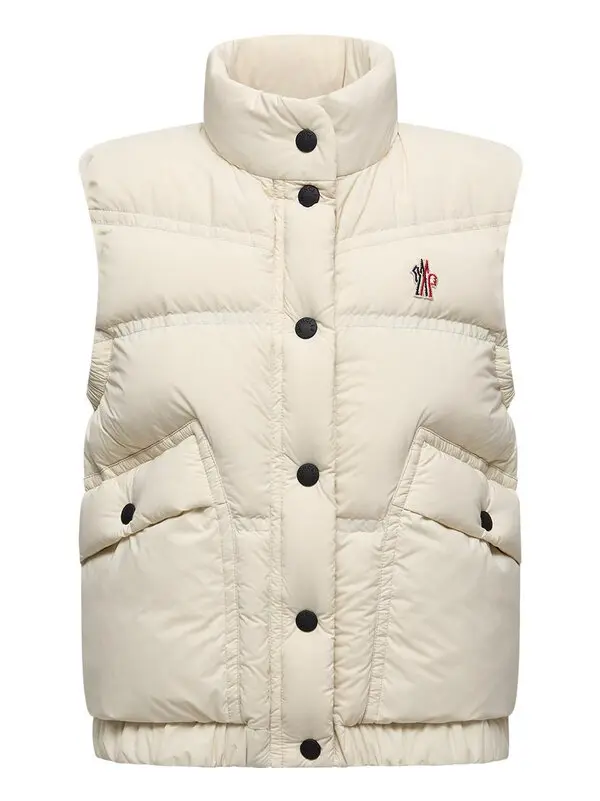 Moncler Baise Down Vest - Beige