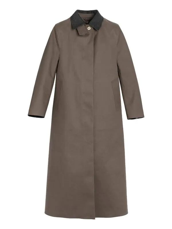 BARRIE X Mackintosh Cashmere-lined Long Coat - Taupe